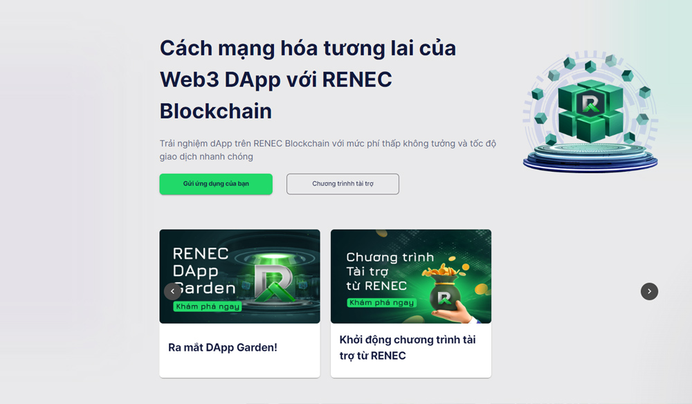 RENEC DApp Garden: Một ngôi vườn cho sự sáng tạo trên blockchain, với chương trình tài trợ lên ...