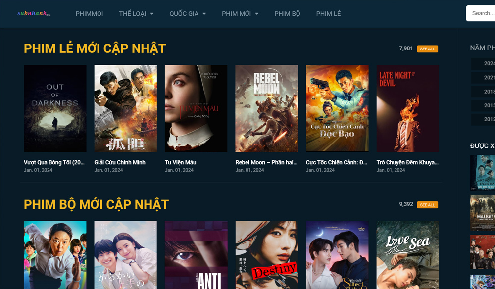 Top các website xem phim miễn phí chất lượng cao | ECCI